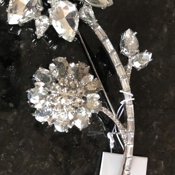 kate spade | Jewelry | Nwt Kate Spade Trellis Blooms Large Brooch Pin ...